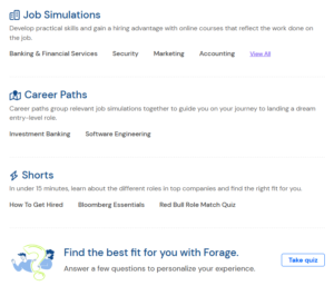 Best Forage Virtual Internship - Internship Schemes
